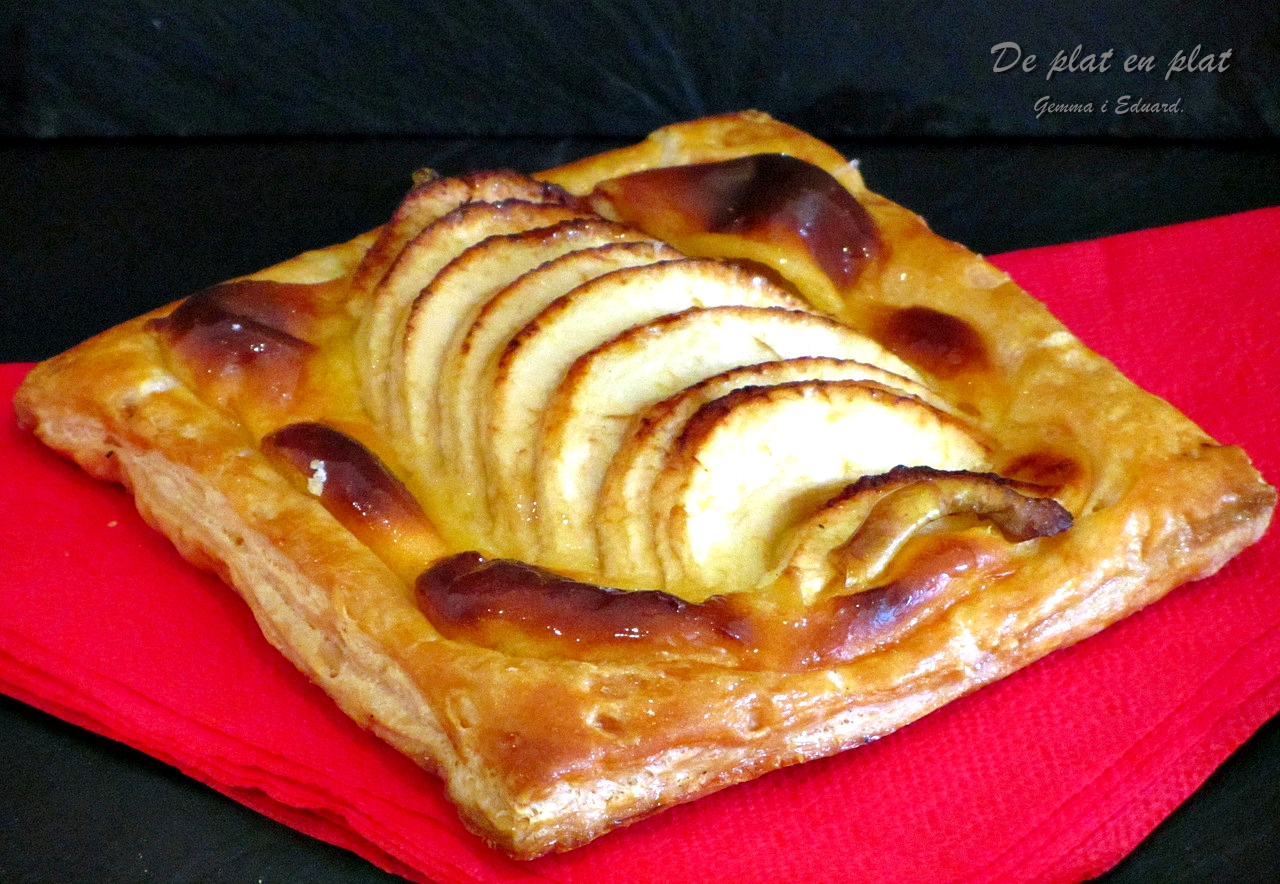 Pastís de poma i crema | De plat en plat